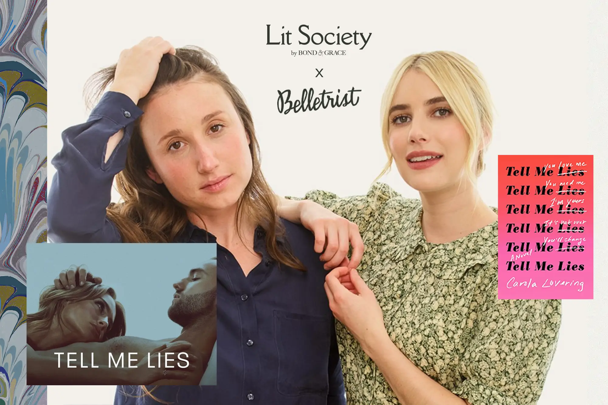 Announcing Lit Society’s Exclusive Tell Me Lies Watch-Along with Emma Roberts